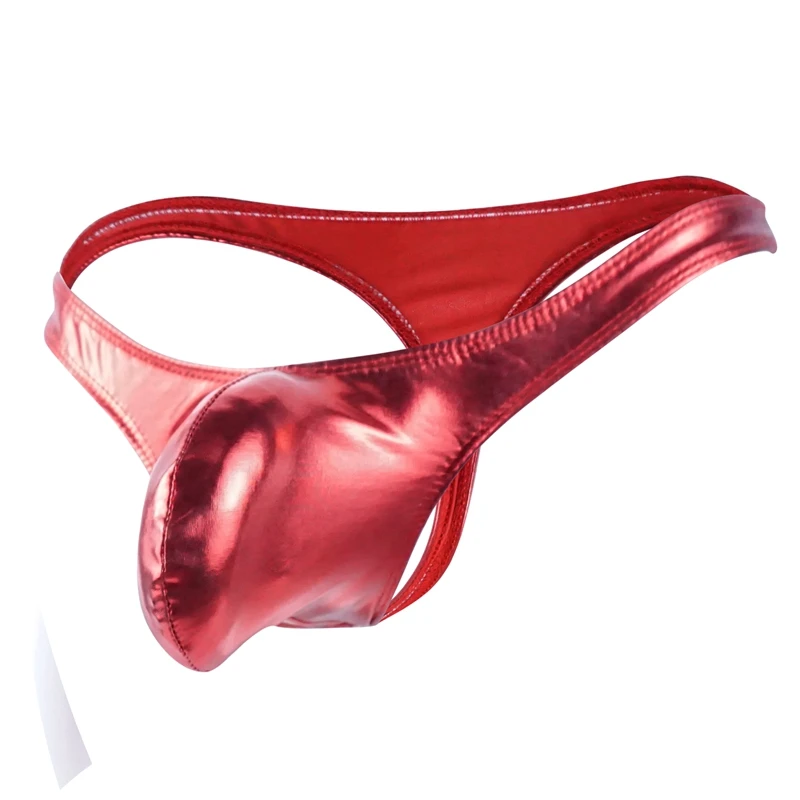 Contour Pouch Thong with Metallic Shine | Free Shipping!